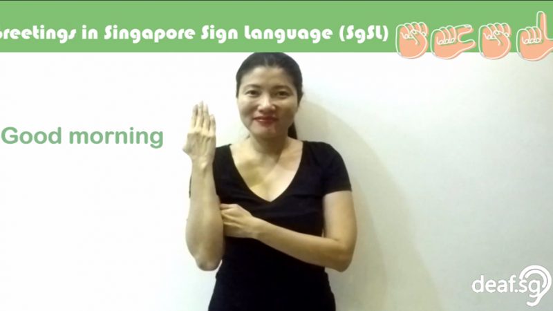 Singapore Sign Language (SgSL) Lesson: Alphabet