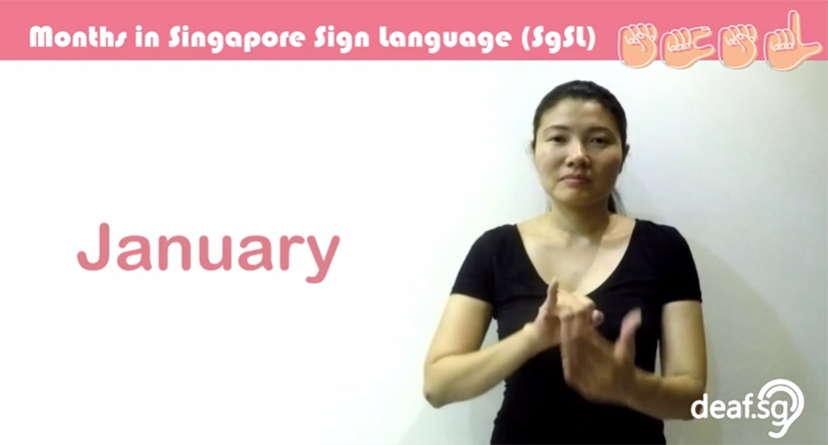 Month Sign Language