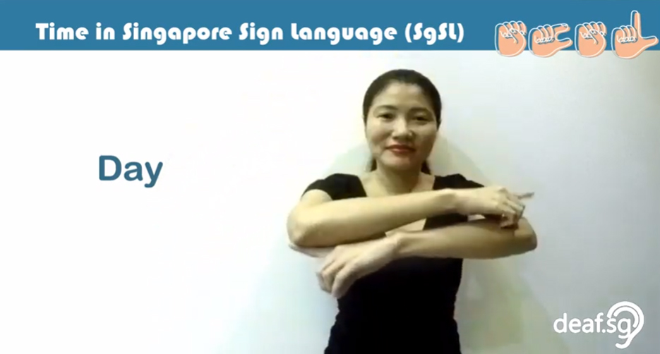 Singapore Sign Language (SgSL) Lesson: Time-Related Words